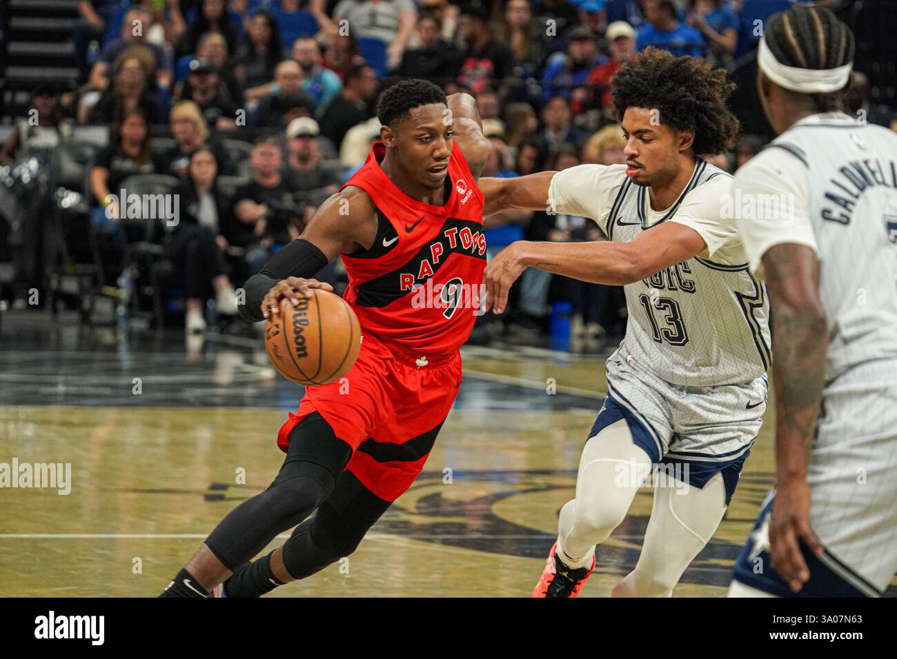 Orlando, Florida, USA, March 2, 2025, Toronto Raptors forward RJ ...