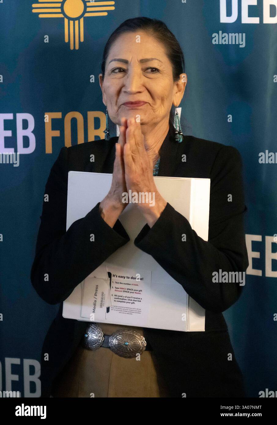 Roswell, New Mexico, USA. 02nd Mar, 2025. DEB HAALAND, former U.S ...