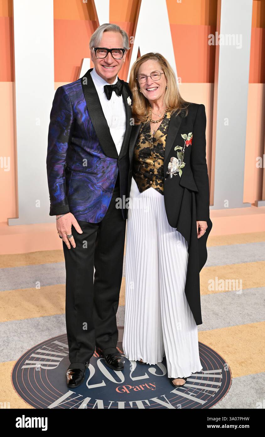 Beverly Hills, USA. 02nd Mar, 2025. Paul Feig and Laurie Feig arriving ...