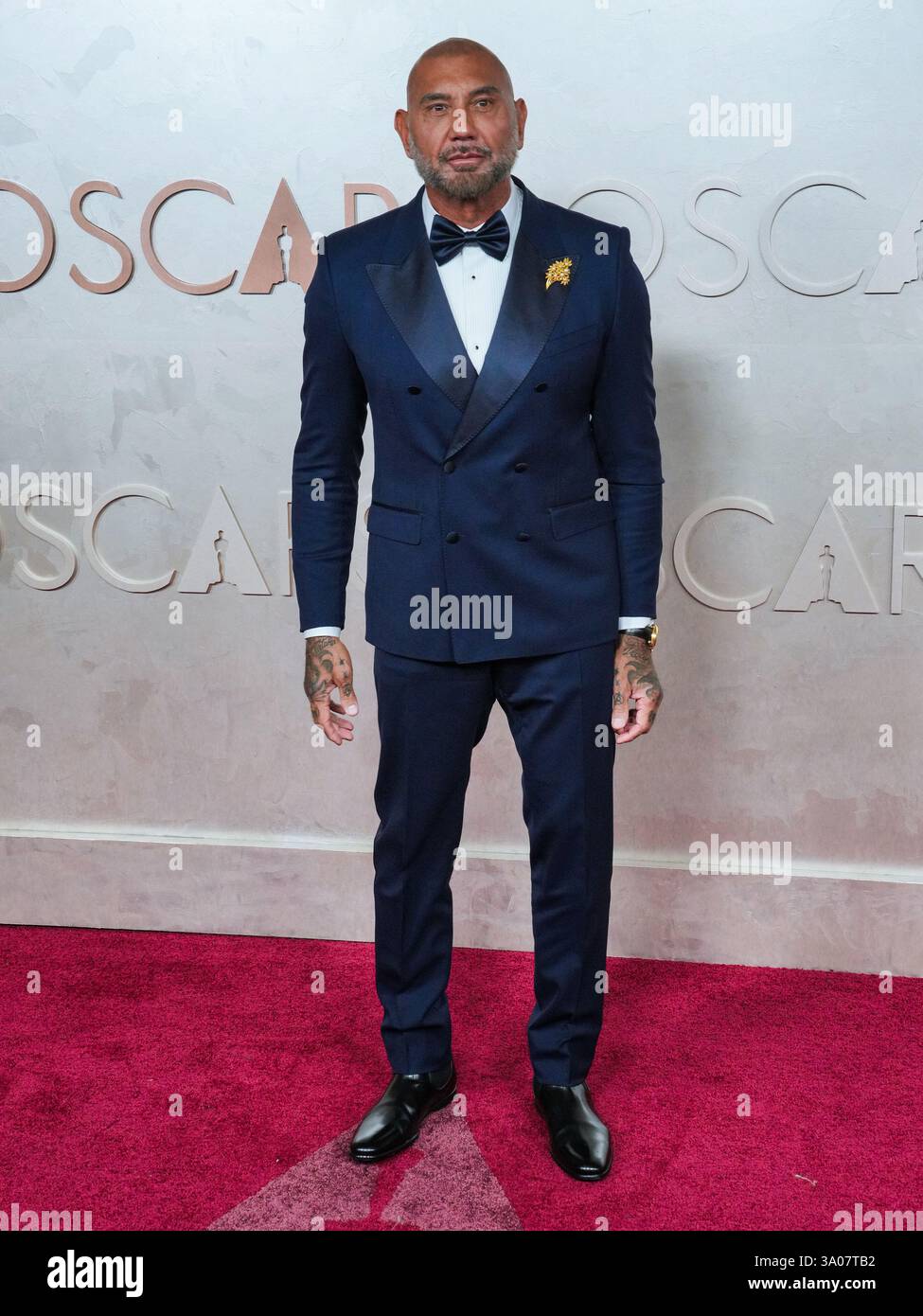Los Angeles, USA. 02nd Mar, 2025. Dave Bautista walking on the red ...