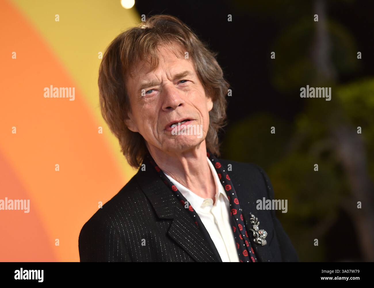 Beverly Hills, USA. 02nd Mar, 2025. Mick Jagger arriving at the Vanity ...