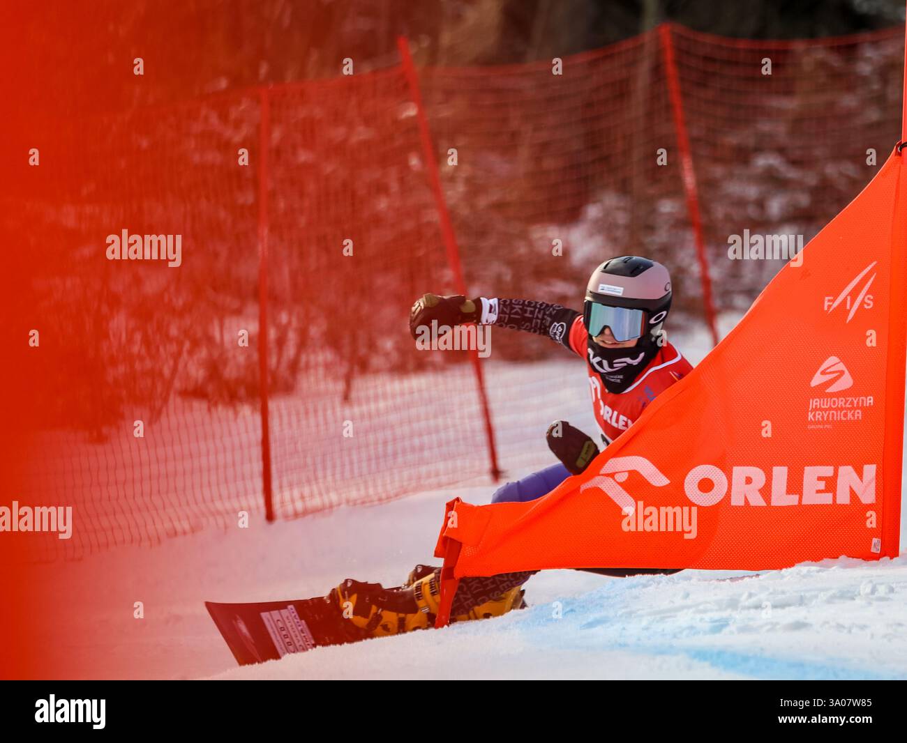Krynica Zdroj, Poland. 02nd Mar, 2025. Tim Mastnak of Slovakia competes ...