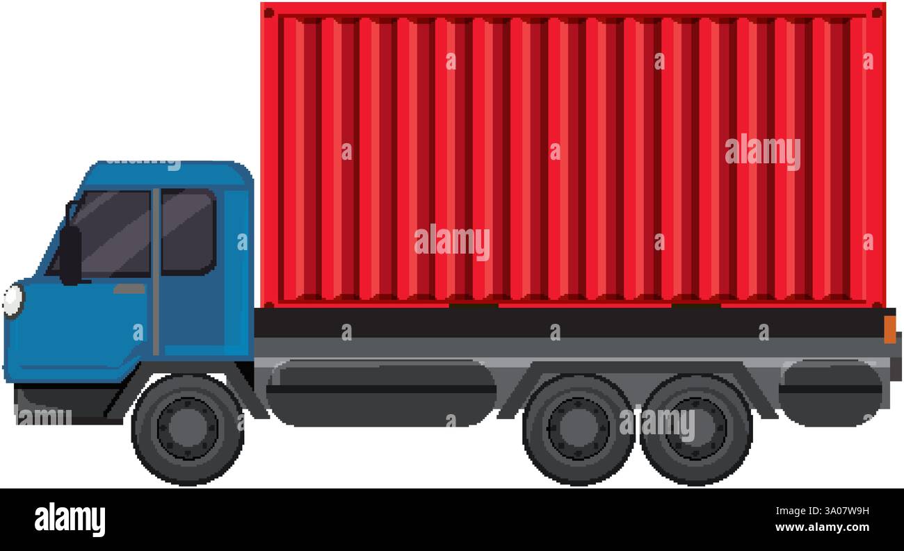 Containerization vector vectors hi-res stock photography and images - Alamy