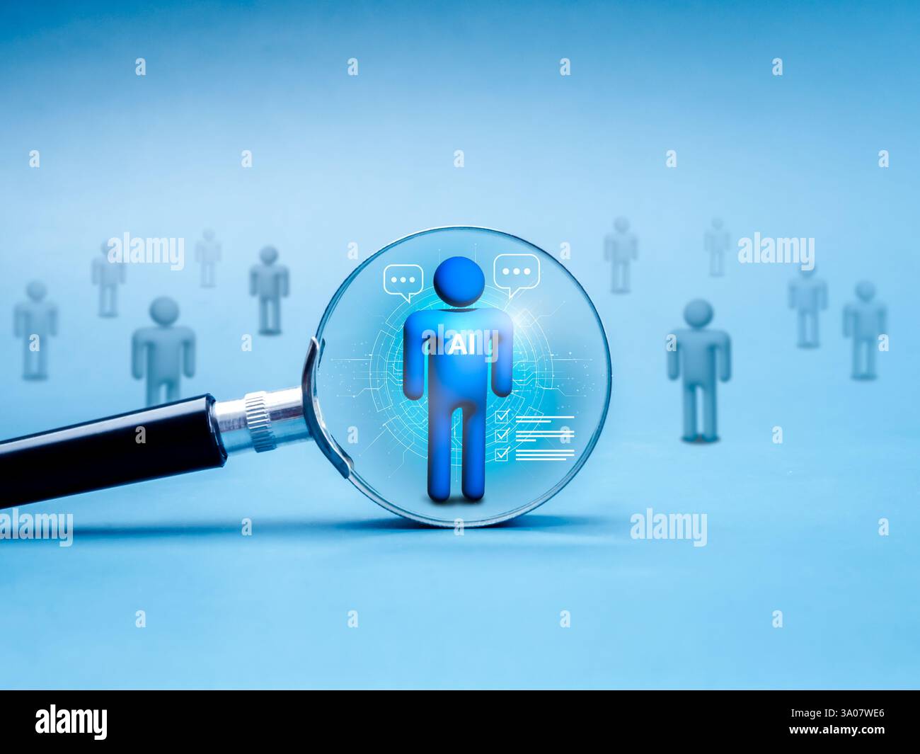 Artificial Intelligence jobs, robot career, human resource (HR) data ...