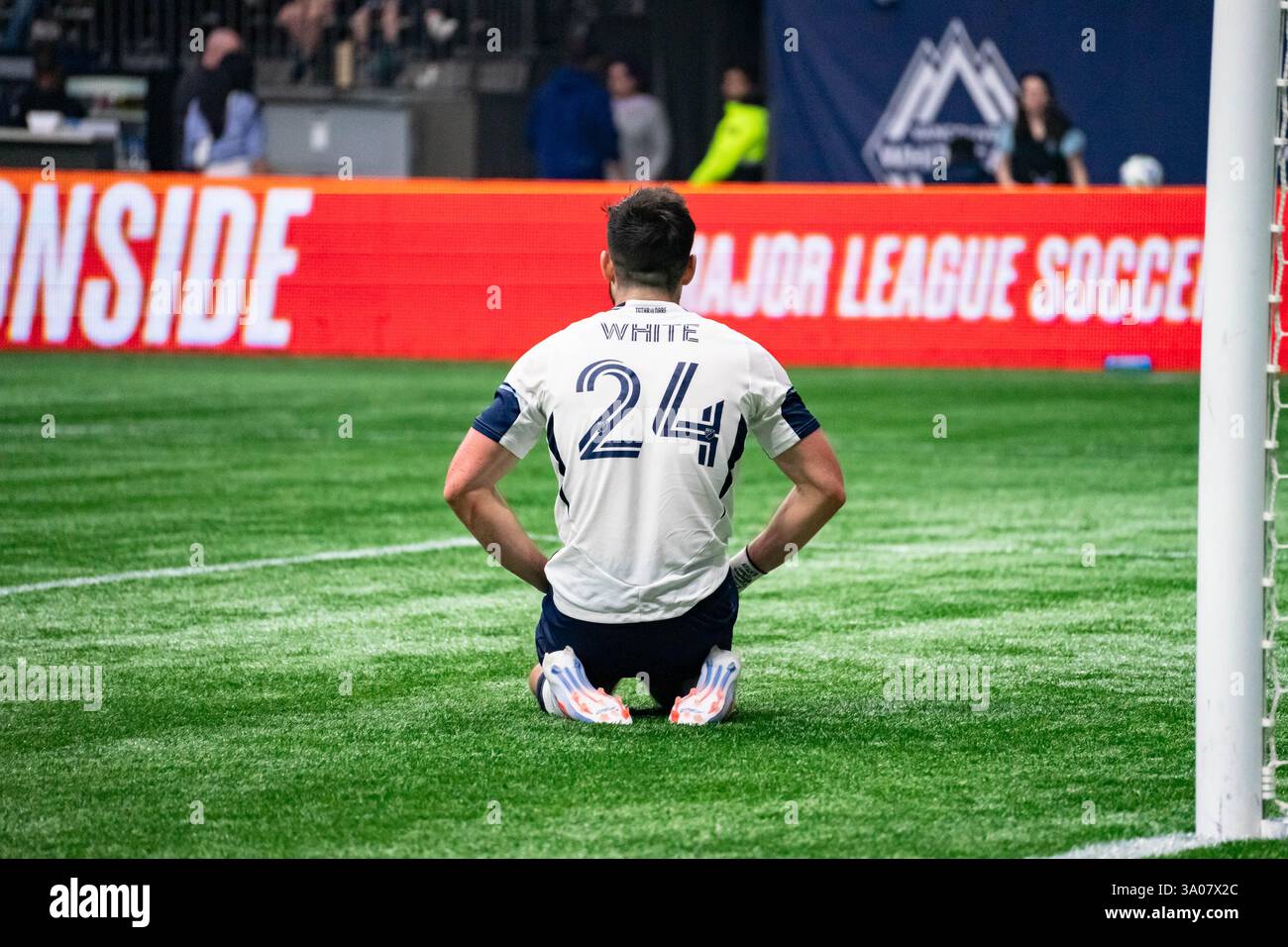 Vancouver, British Columbia, Canada, March 2nd 2025: Brian White (24 ...