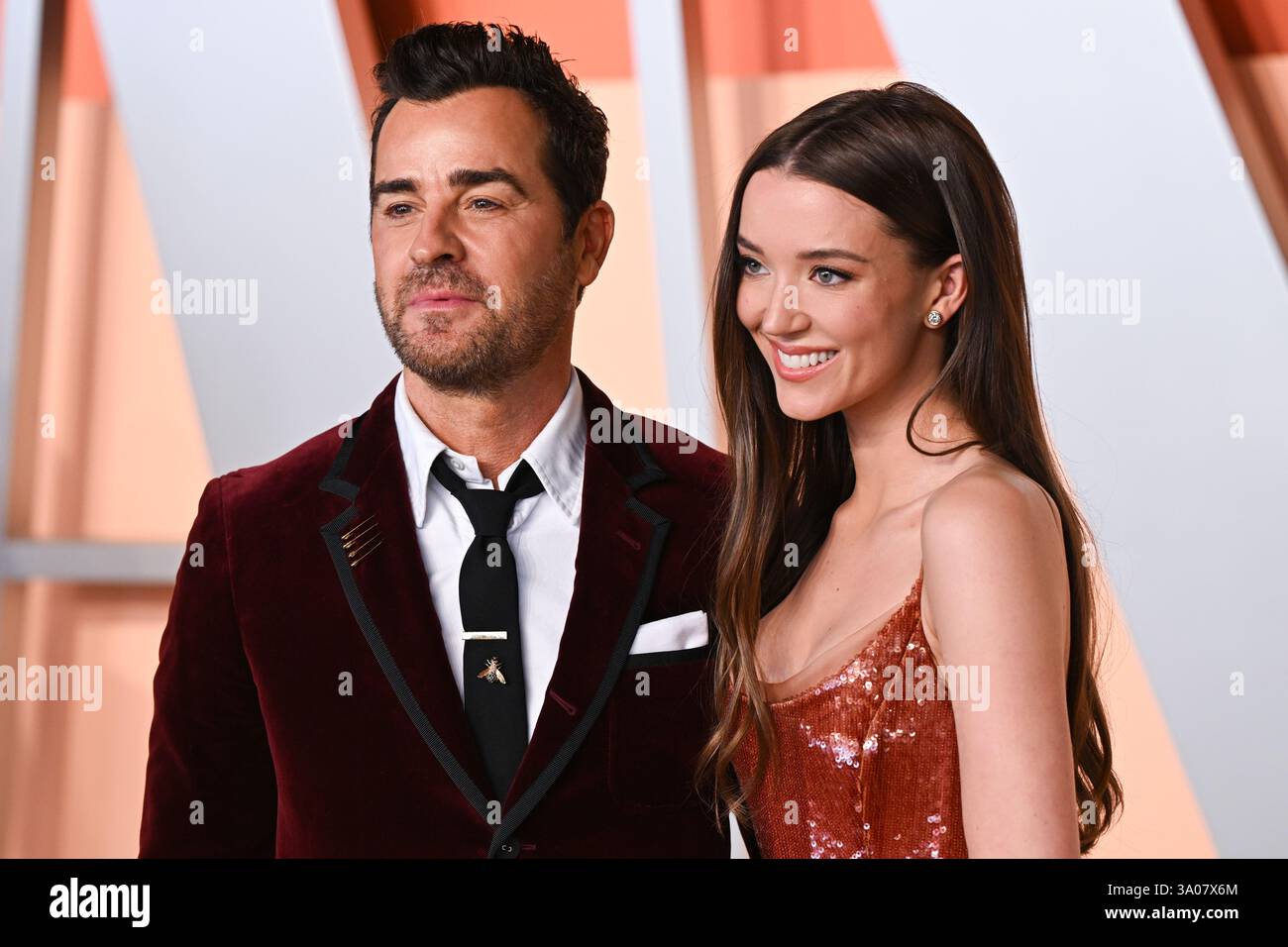 Los Angeles, USA. March 2nd, 2025. Nicole Brydon Bloom and Justin ...