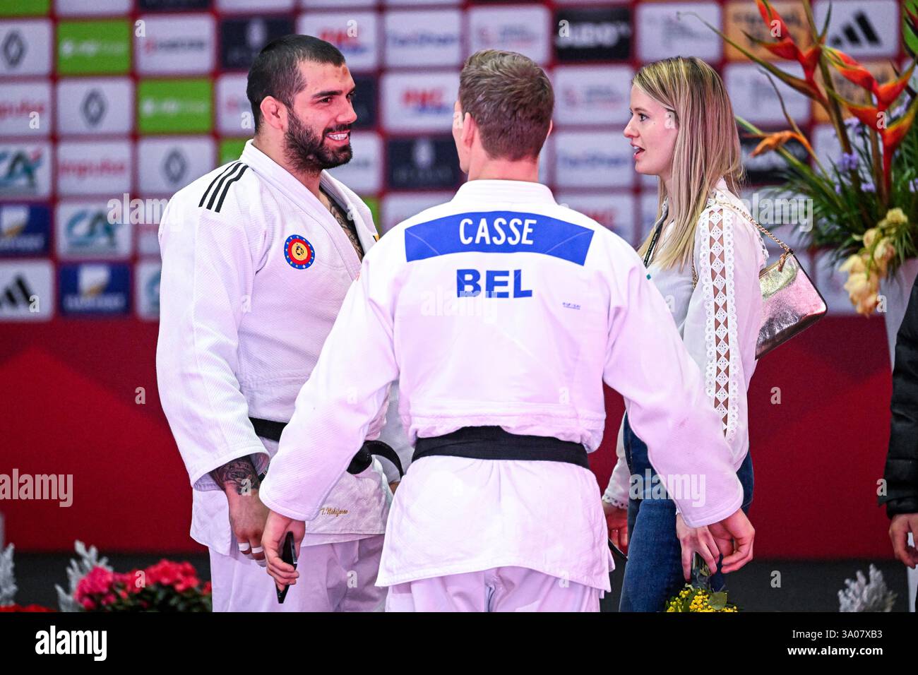 Paris, France. 02nd Feb, 2025. Toma Nikiforov and Grace Goulding ...