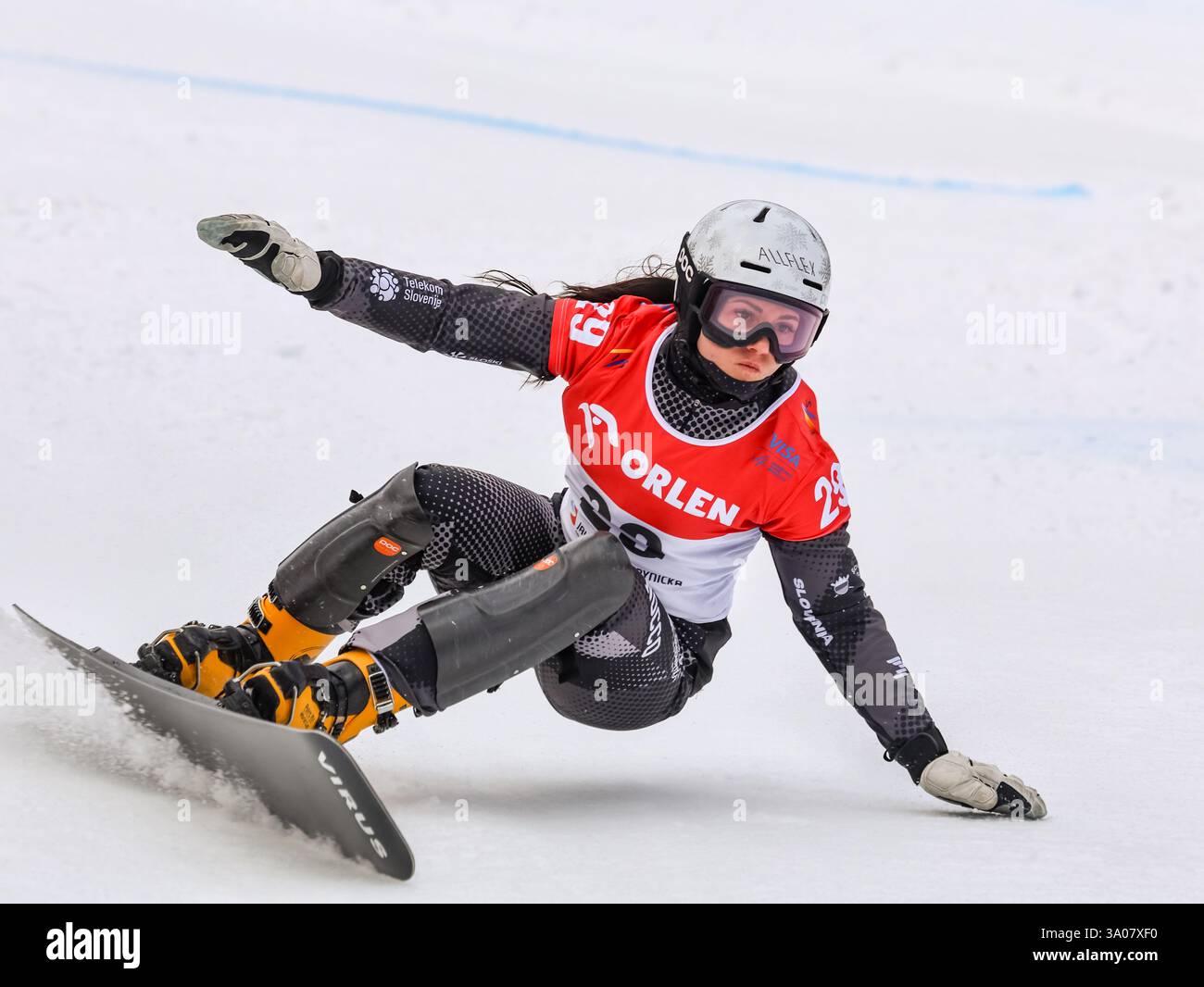 Gloria Kotnik of Poland competes in Parallel Giant Slalom, FIS ...