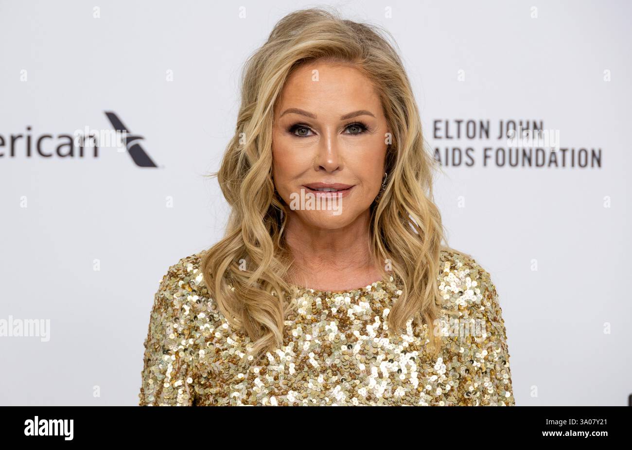 Kathy Hilton arrives at the 33rd Annual Elton John AIDS Foundation Academy Awards Viewing Party ...
