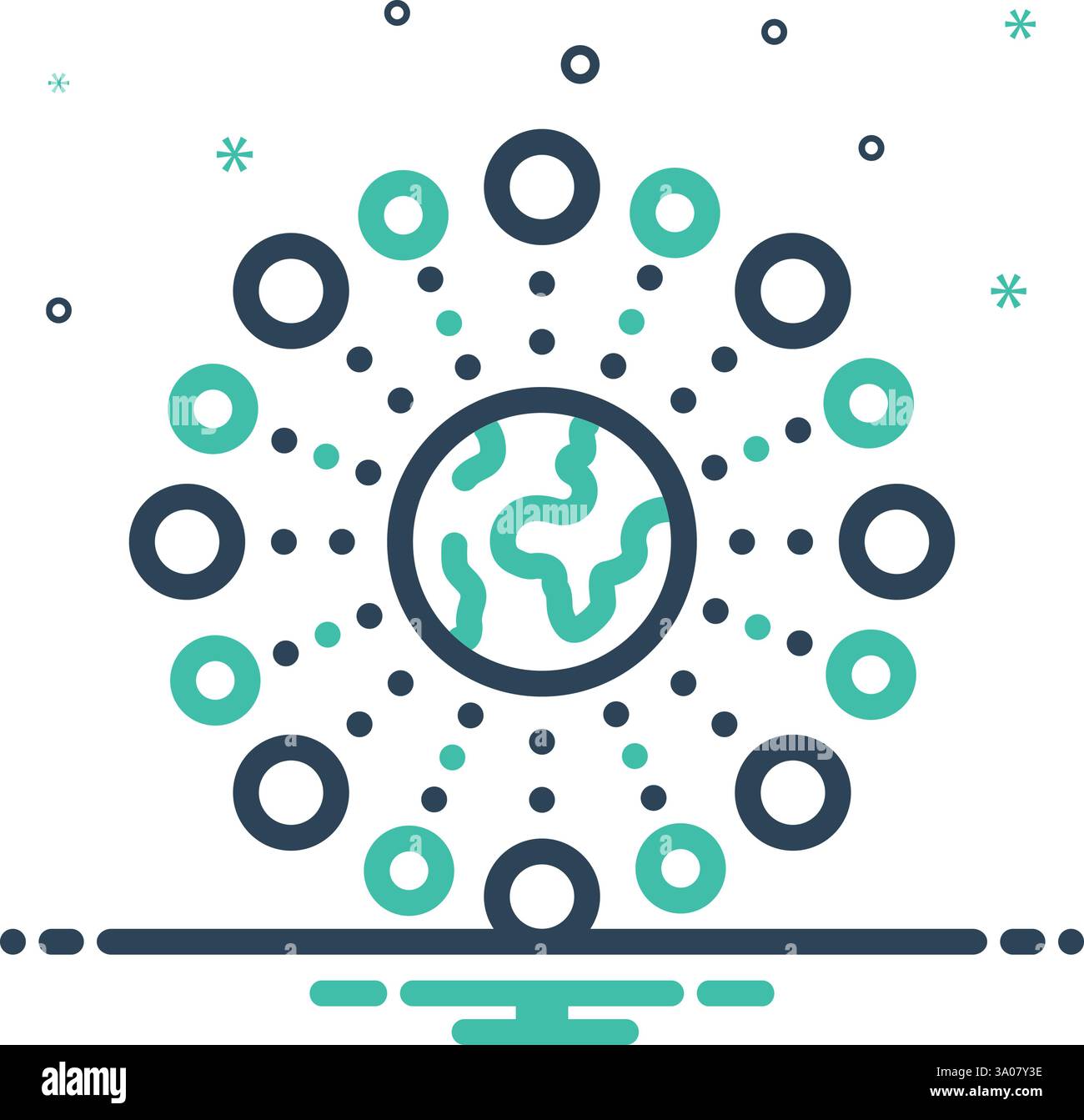 Icon for digitization, network Stock Vector Image & Art - Alamy