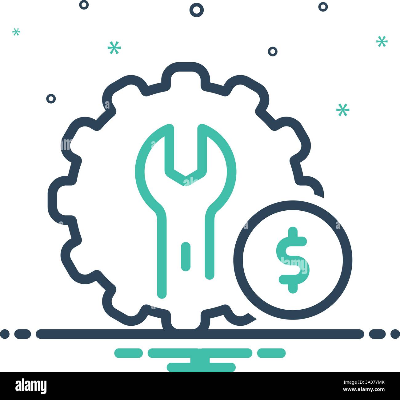 Icon for servicing costs, servicing Stock Vector Image & Art - Alamy