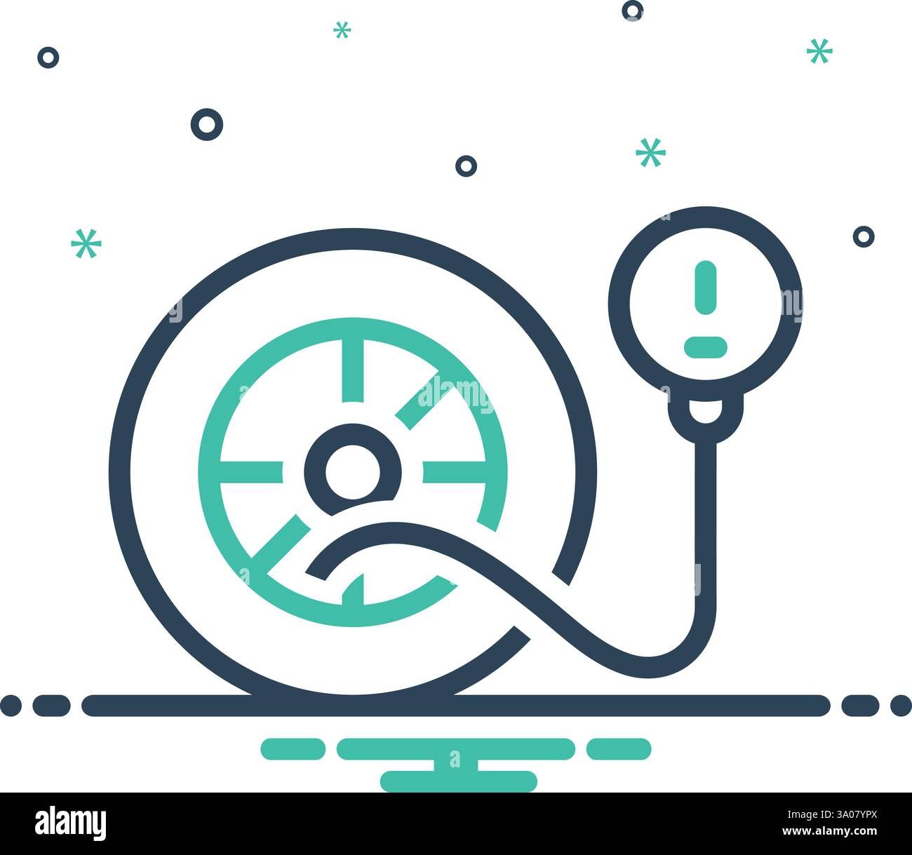 Icon for inflate tire, inflate Stock Vector Image & Art - Alamy