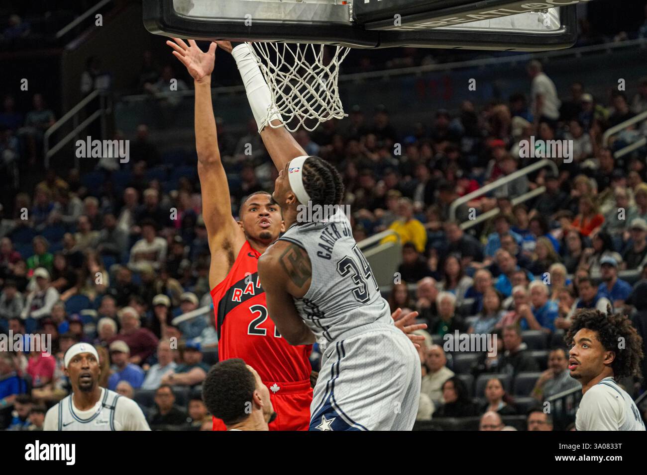 Orlando, Florida, USA, March 2, 2025, Toronto Raptors center Orlando ...