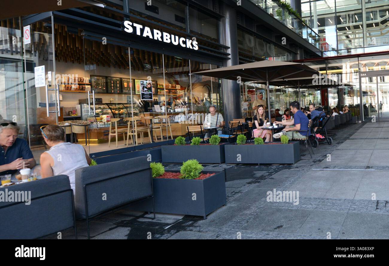 Starbucks coffee at the Rajićeva Shopping Center on Kneza Mihalia ...