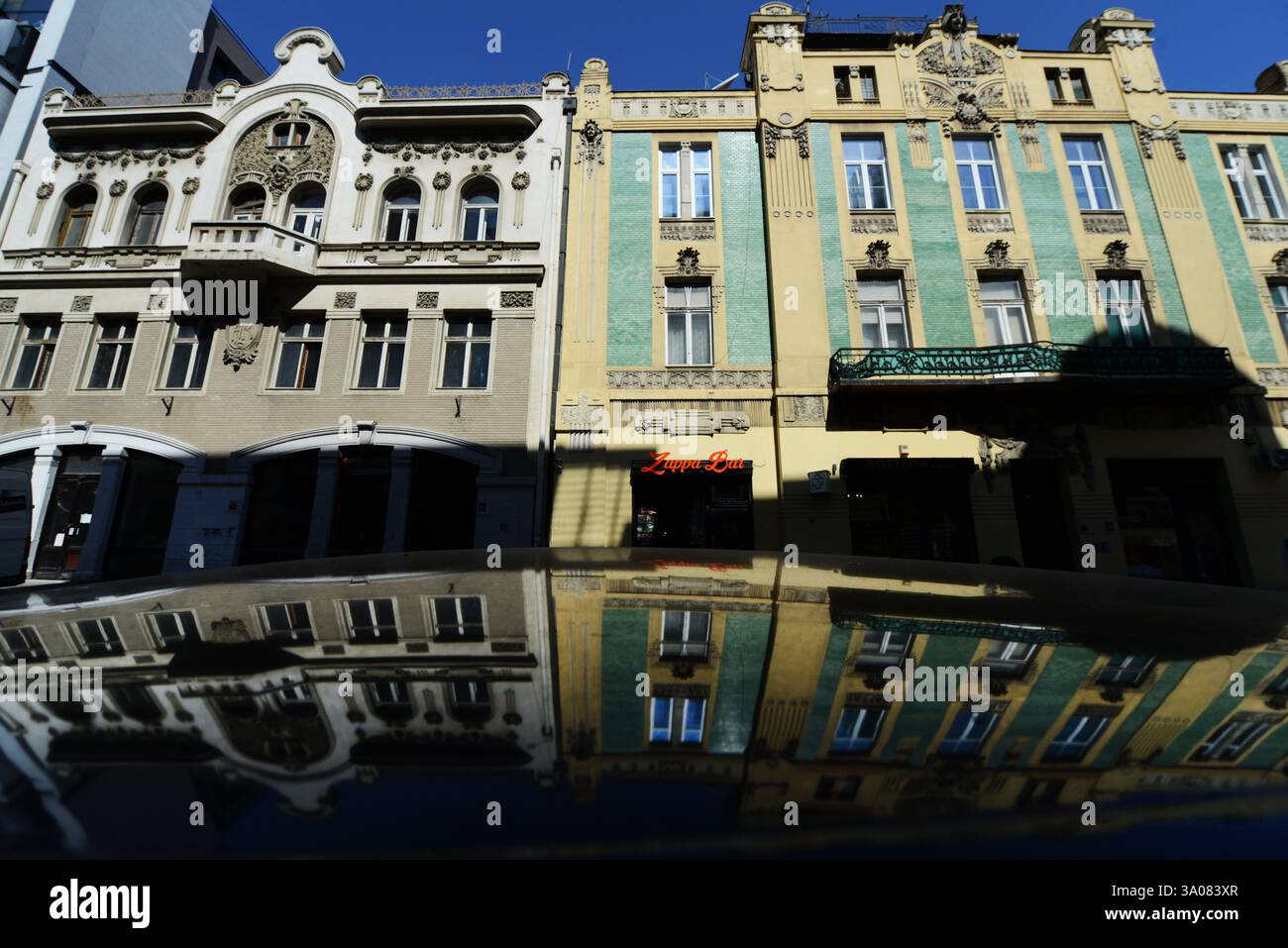 Beautiful Art Deco buildings in Belgrade, Serbia Stock Photo - Alamy