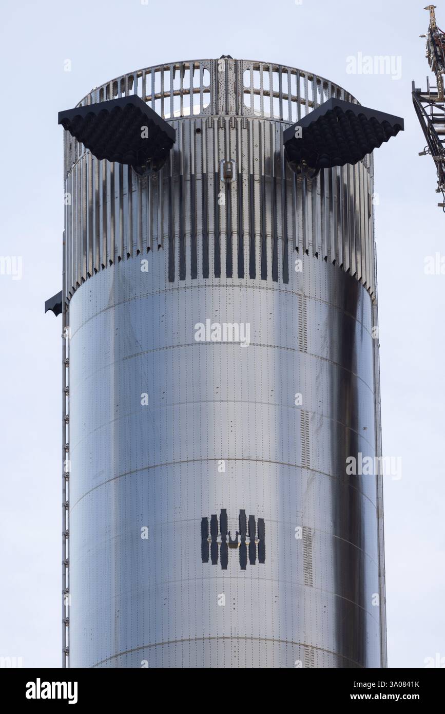 One day before flight Starship 34 and booster 15 were at the orbital ...