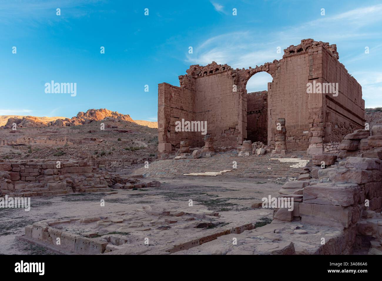Roman chapel at Petra, Jordan Stock Photo - Alamy