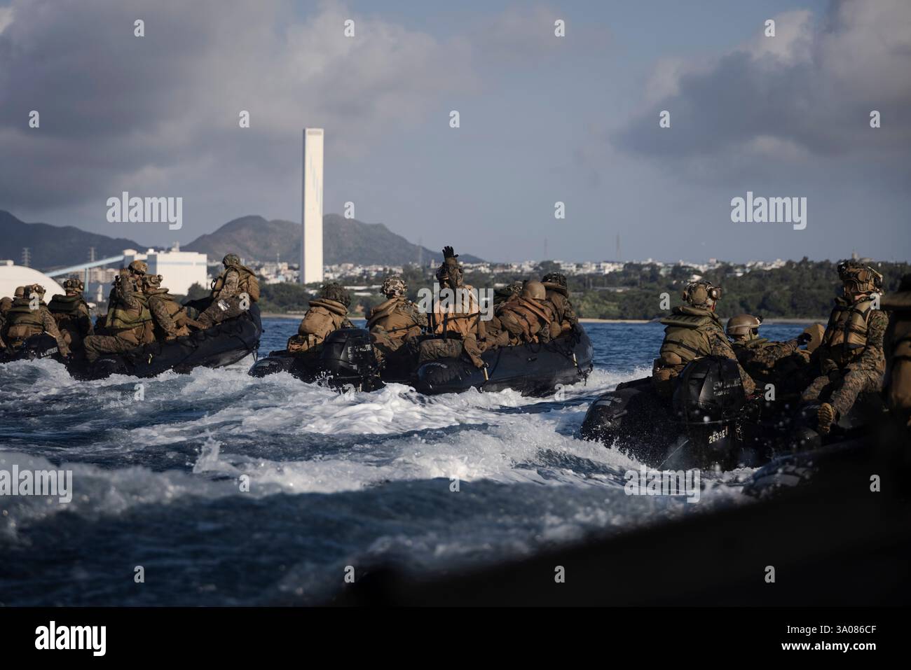 U.S. Marines with Battalion Landing Team 2/4, 31st Marine Expeditionary ...