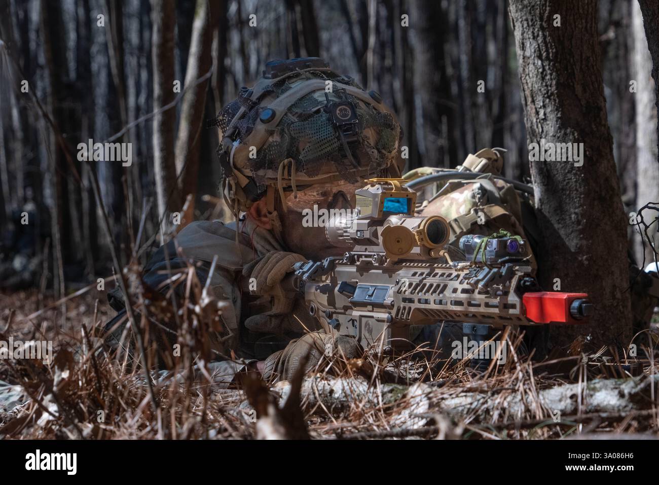 Spc. Dillion Duvall, from 1st Battalion 327th Infantry Regiment, 1st ...