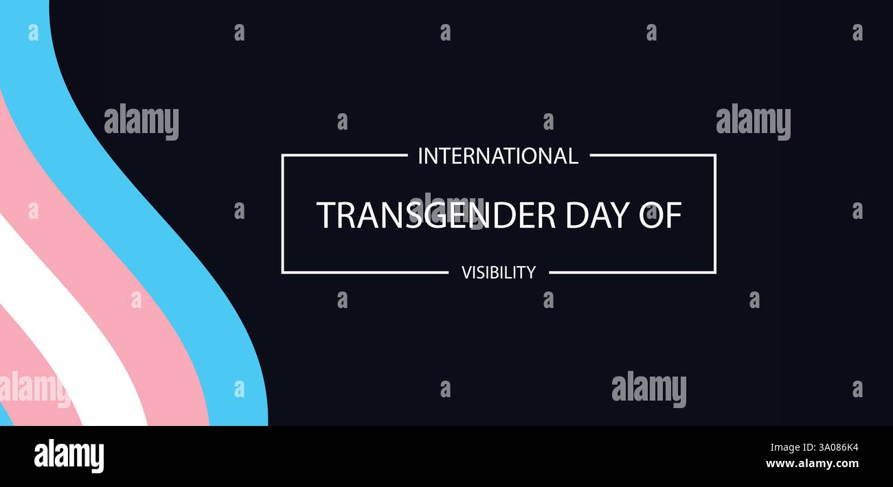 Celebrating International Transgender Day of Visibility Stock Vector ...