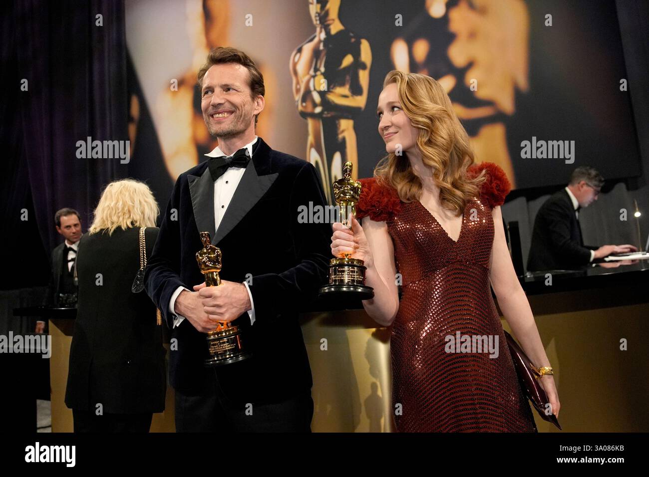 Trent, left, and Victoria Warmerdam, winners of the award for best live ...