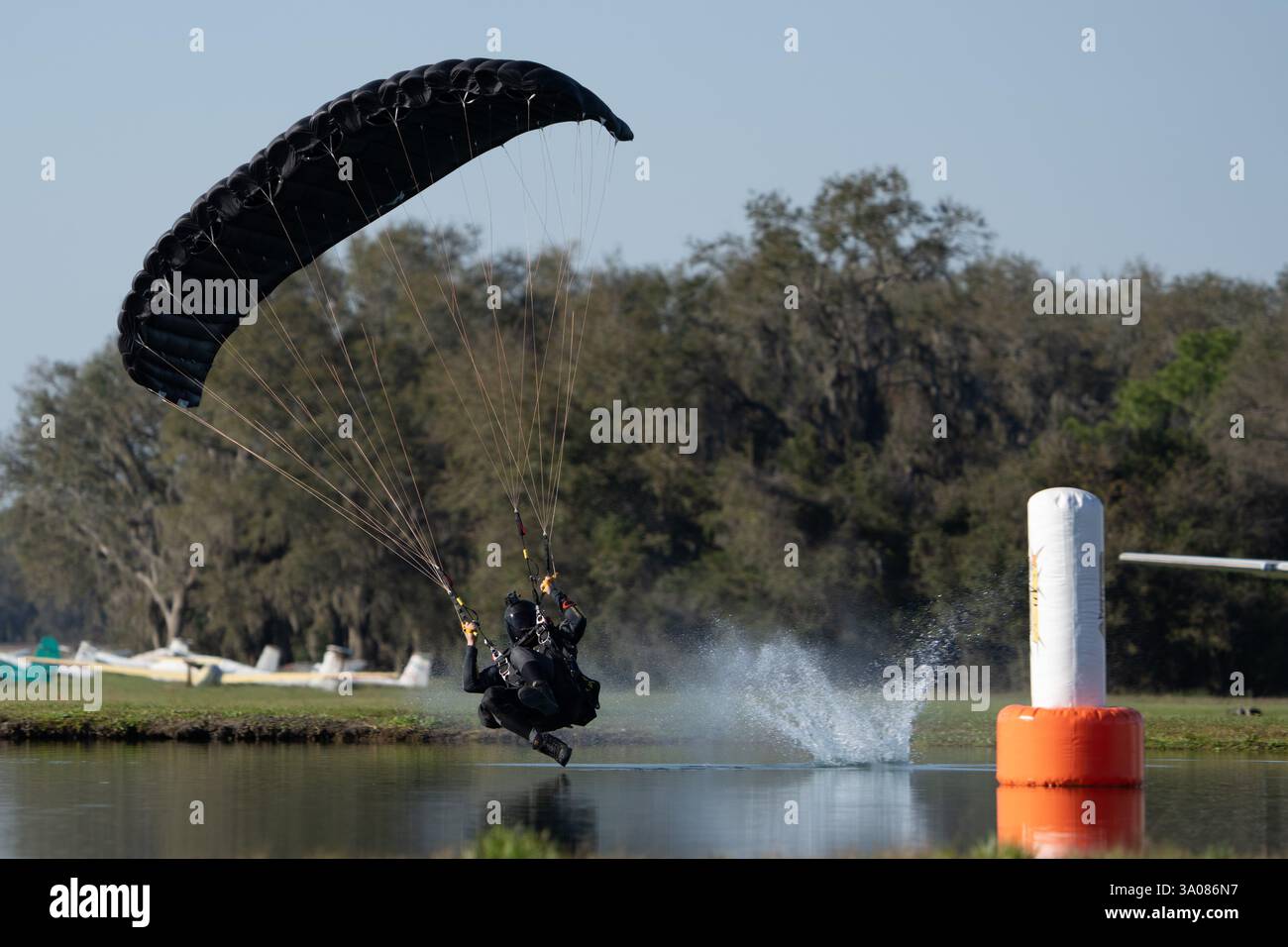 Staff Sgt. Mark Pierce of the U.S. Army Parachute Team conducts an ...