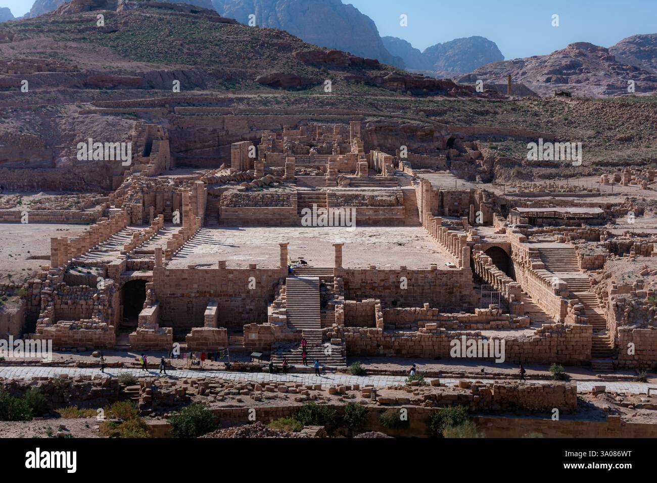 Remains of the Great Roman Temple at Petra, Jordan Stock Photo - Alamy