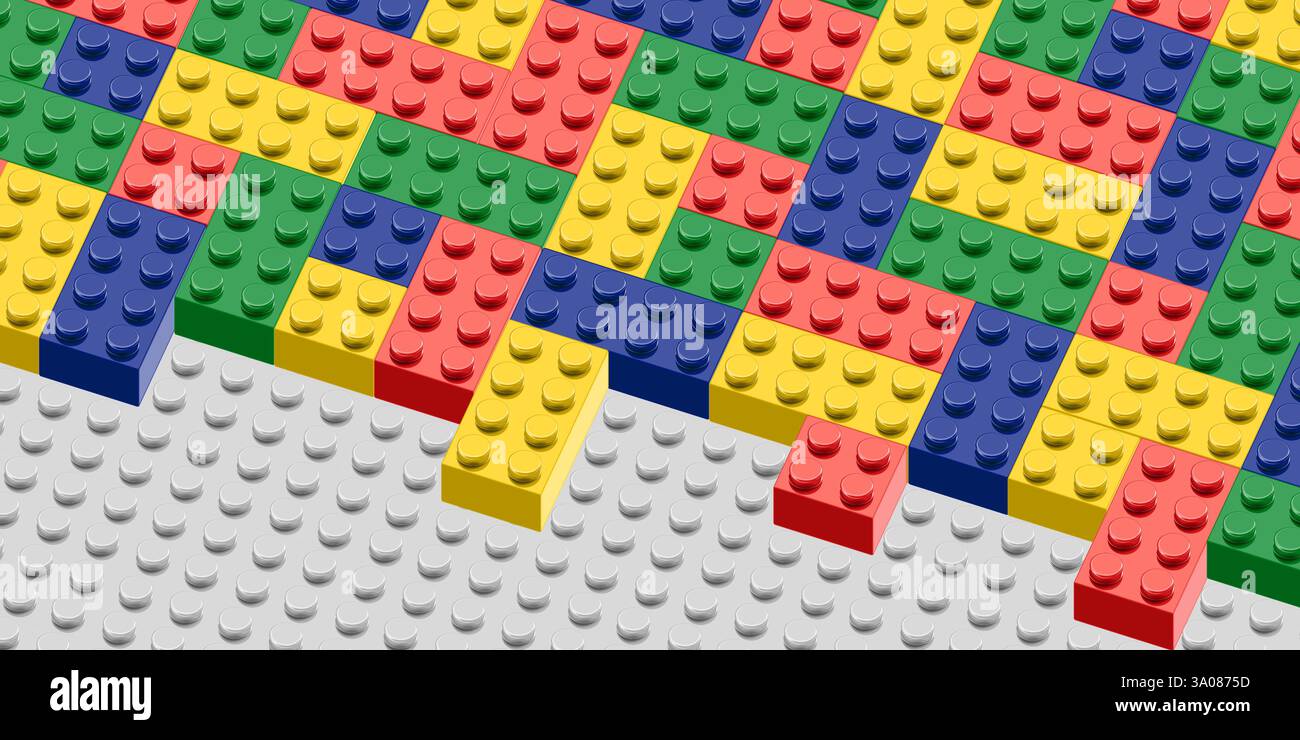 Brick toys block vector background Stock Vector Image & Art - Alamy