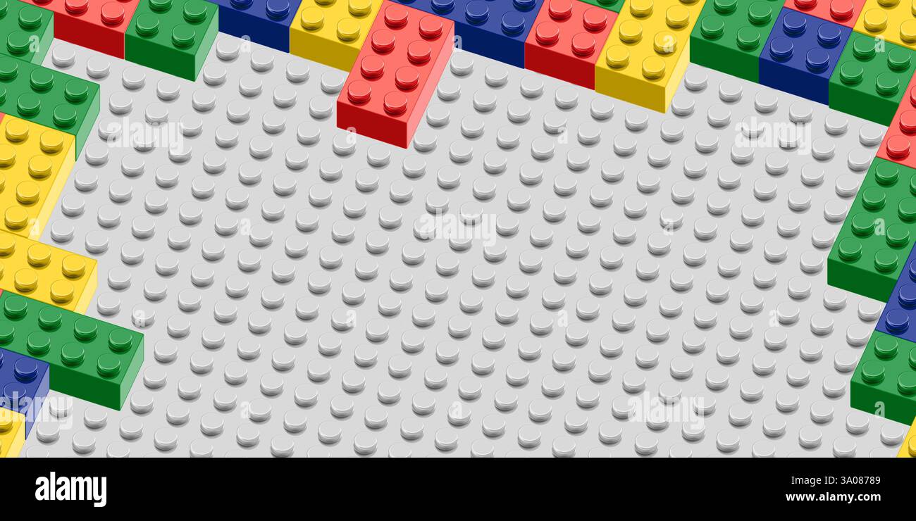 Brick toys block vector background Stock Vector Image & Art - Alamy