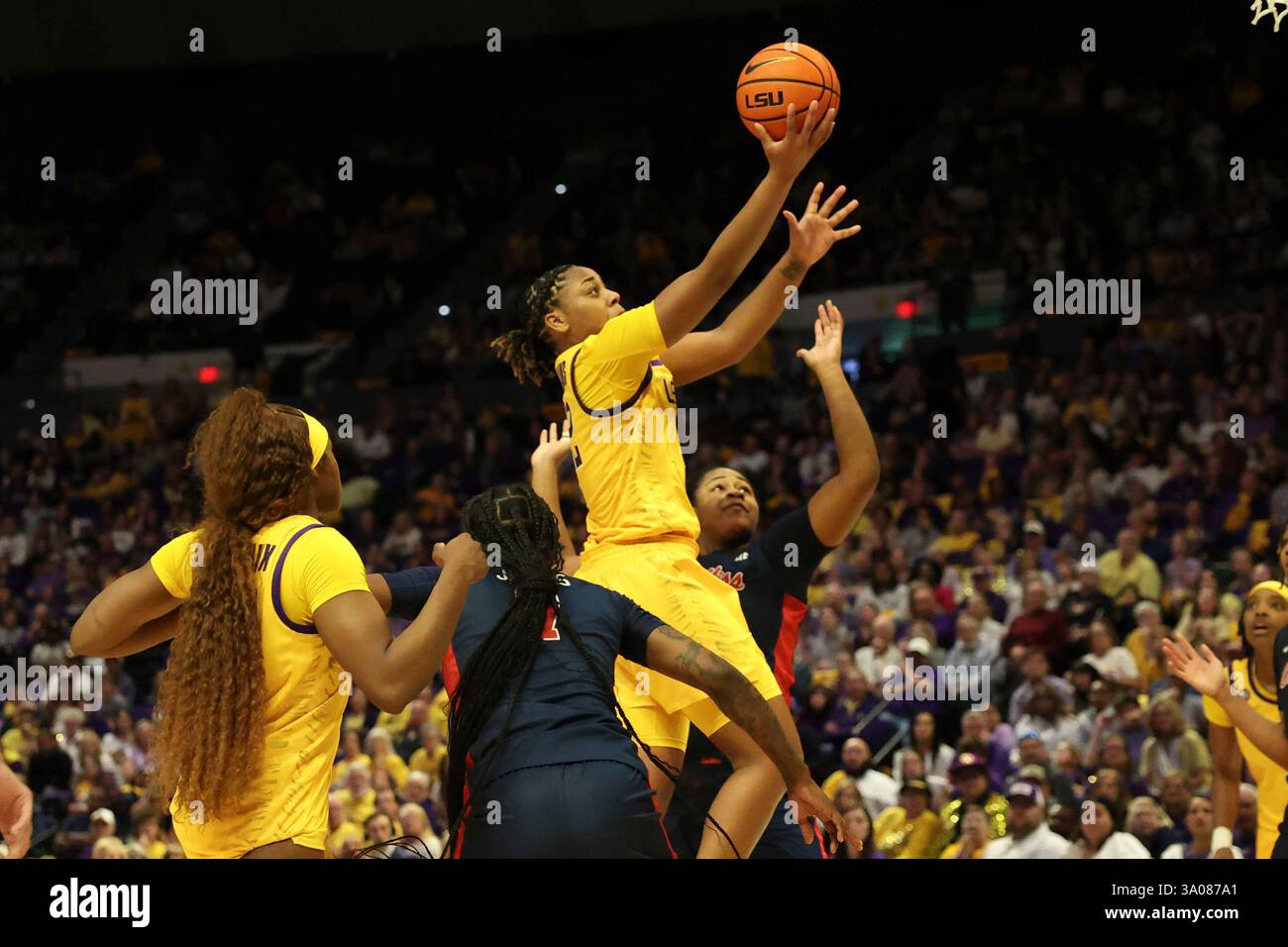 Baton Rouge, United States. 02nd Mar, 2025. LSU Lady Tigers guard ...