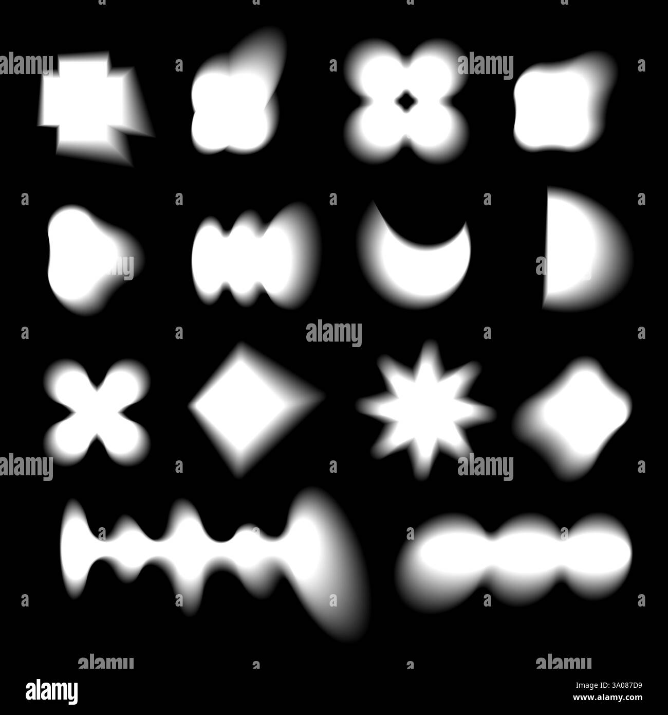 Abstract blurry shapes collection Stock Vector Image & Art - Alamy