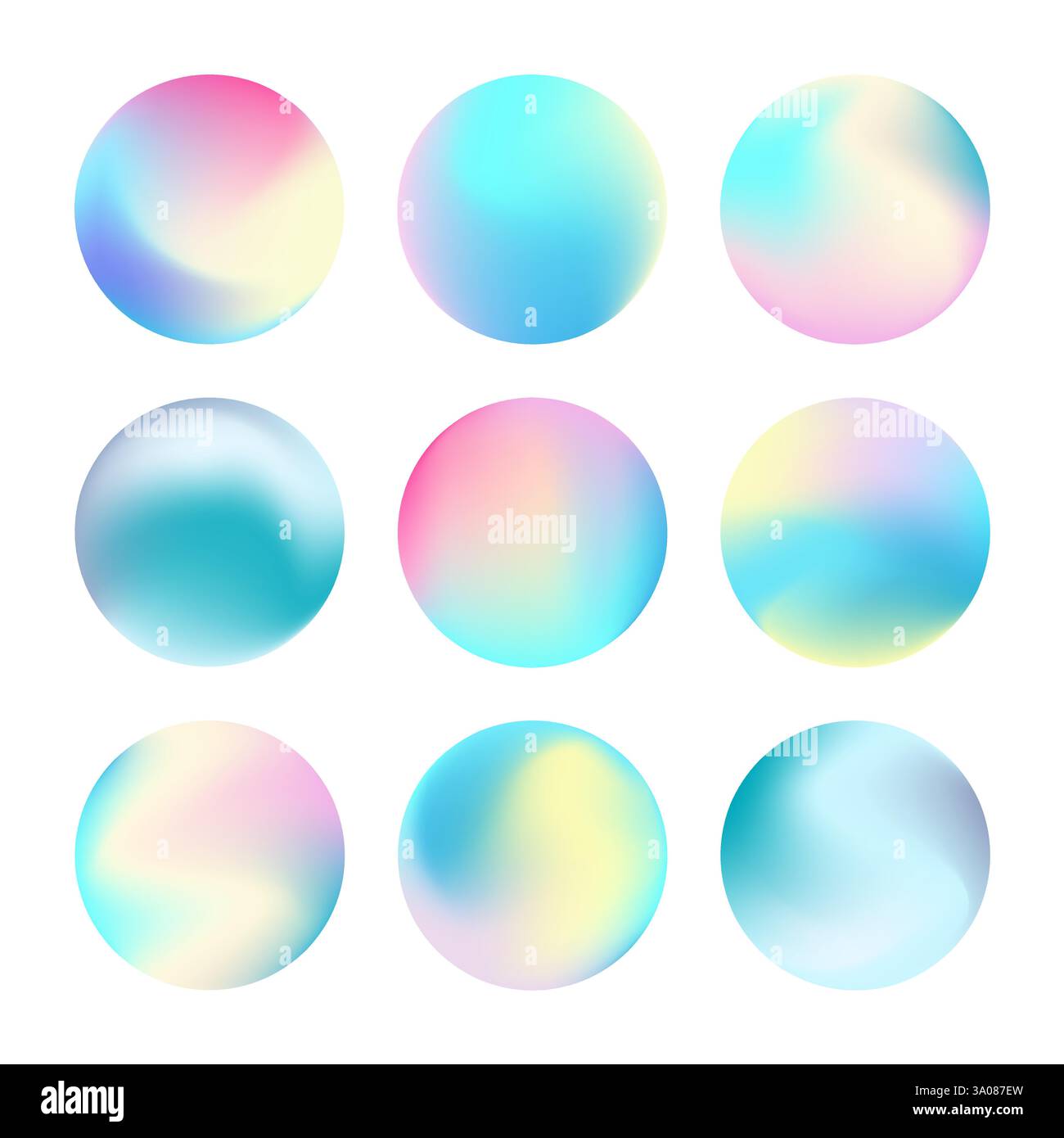 Holographic ui Stock Vector Images - Alamy