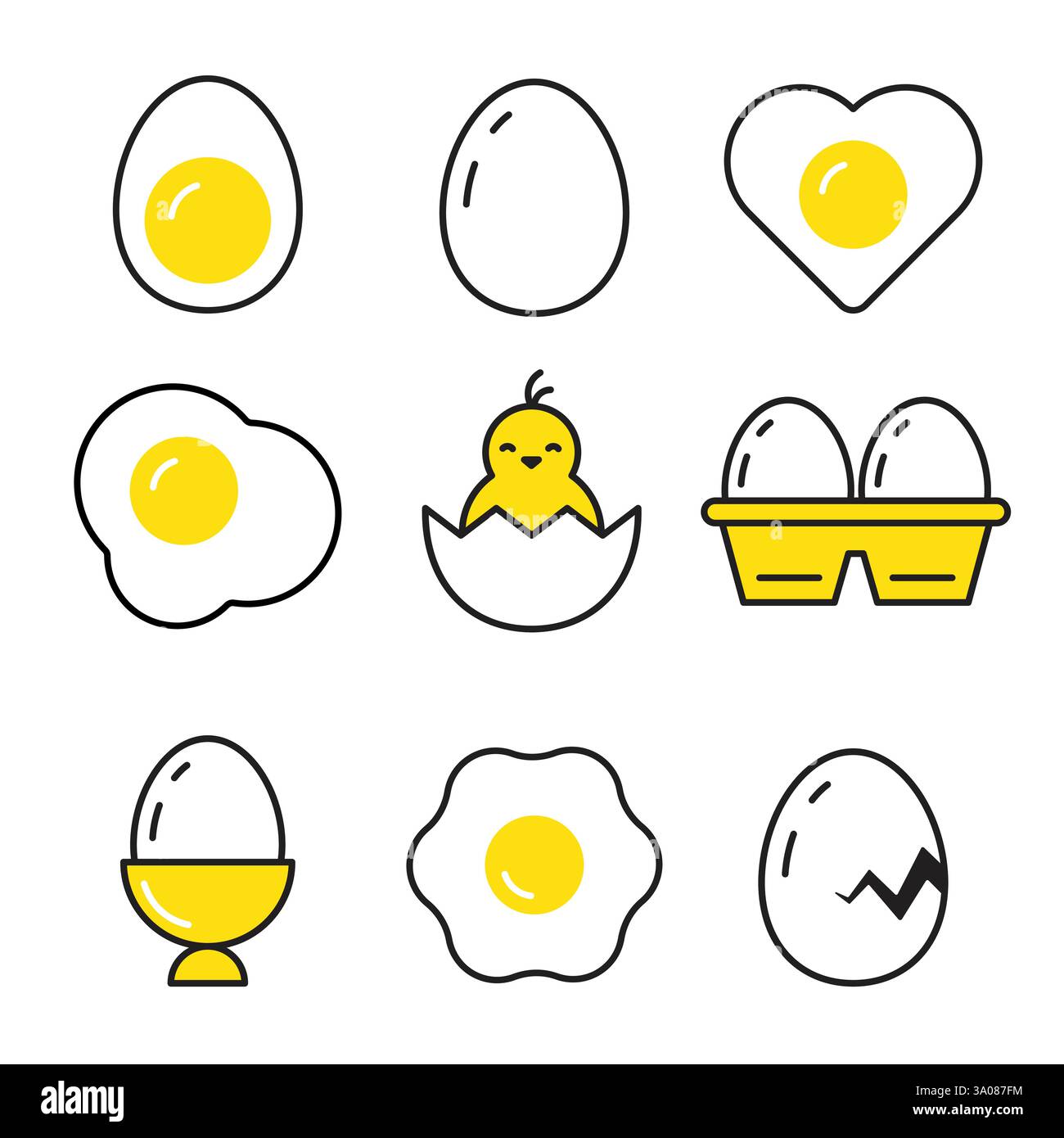 Nutrition scrambled eggs Stock Vector Images - Alamy