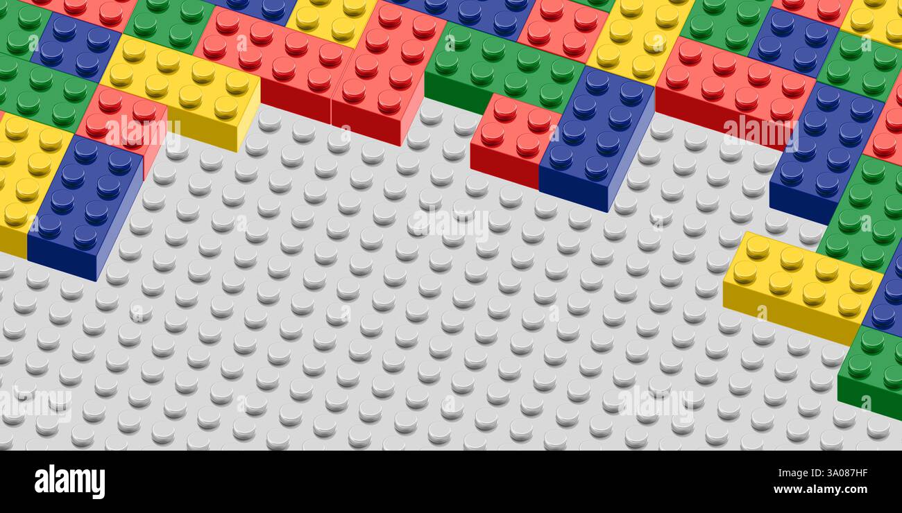 Brick wall background children Stock Vector Images - Alamy