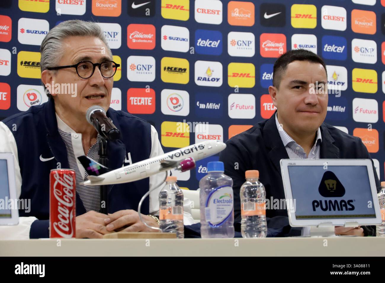 President of Club Universidad Nacional Luis Raul Gonzalez Perez and ...