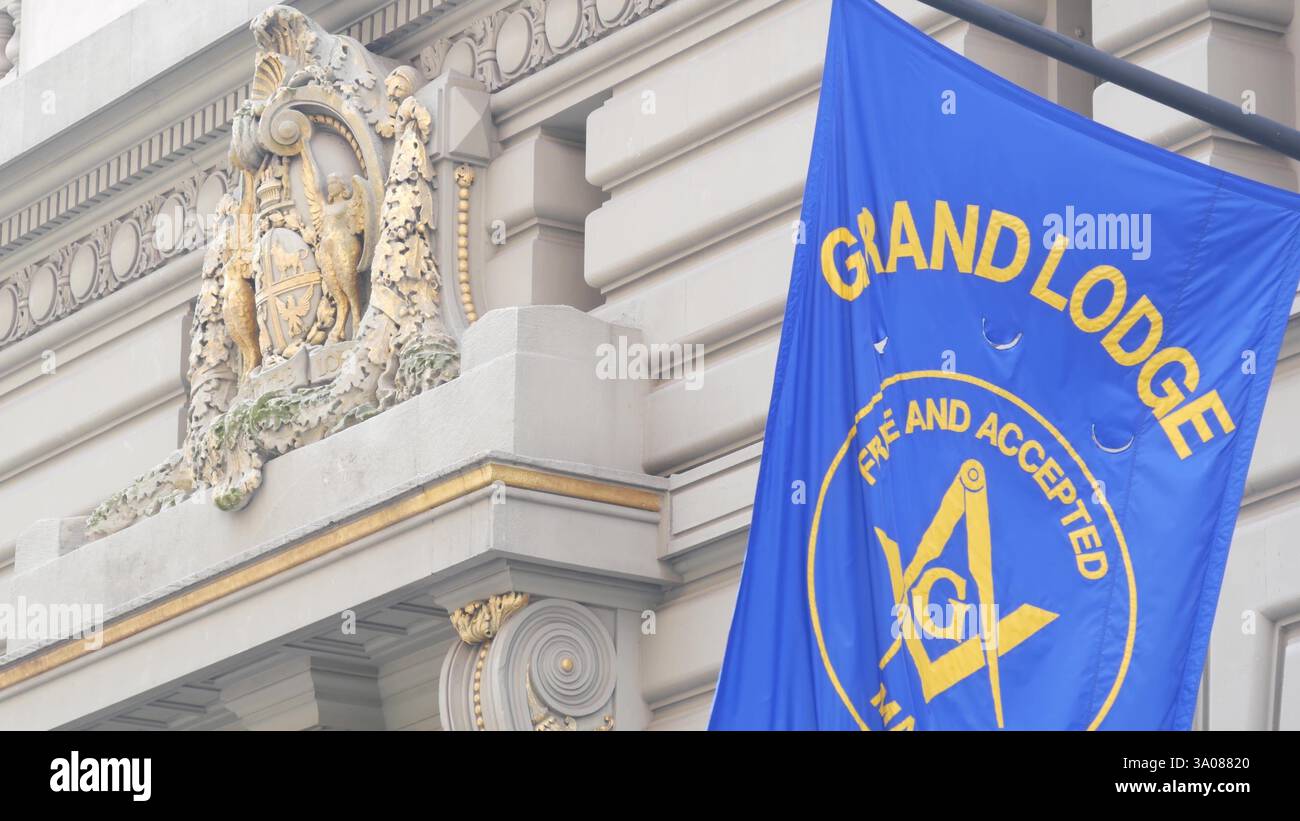 New York City, United States - 6 Sept 2023: Grand Lodge of Masons ...
