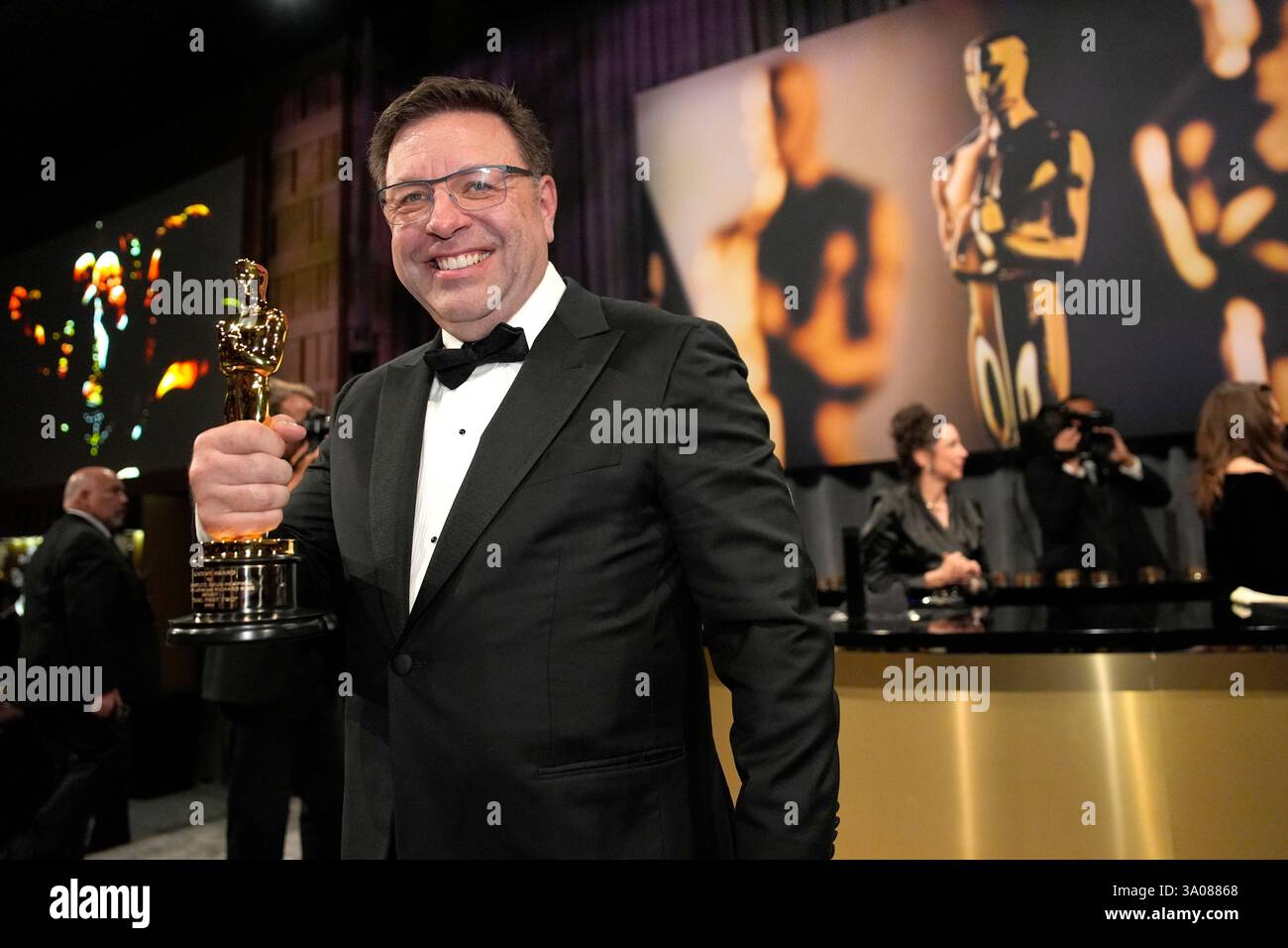 Ron Bartlett, winner of the award for best sound for "Dune: Part Two ...