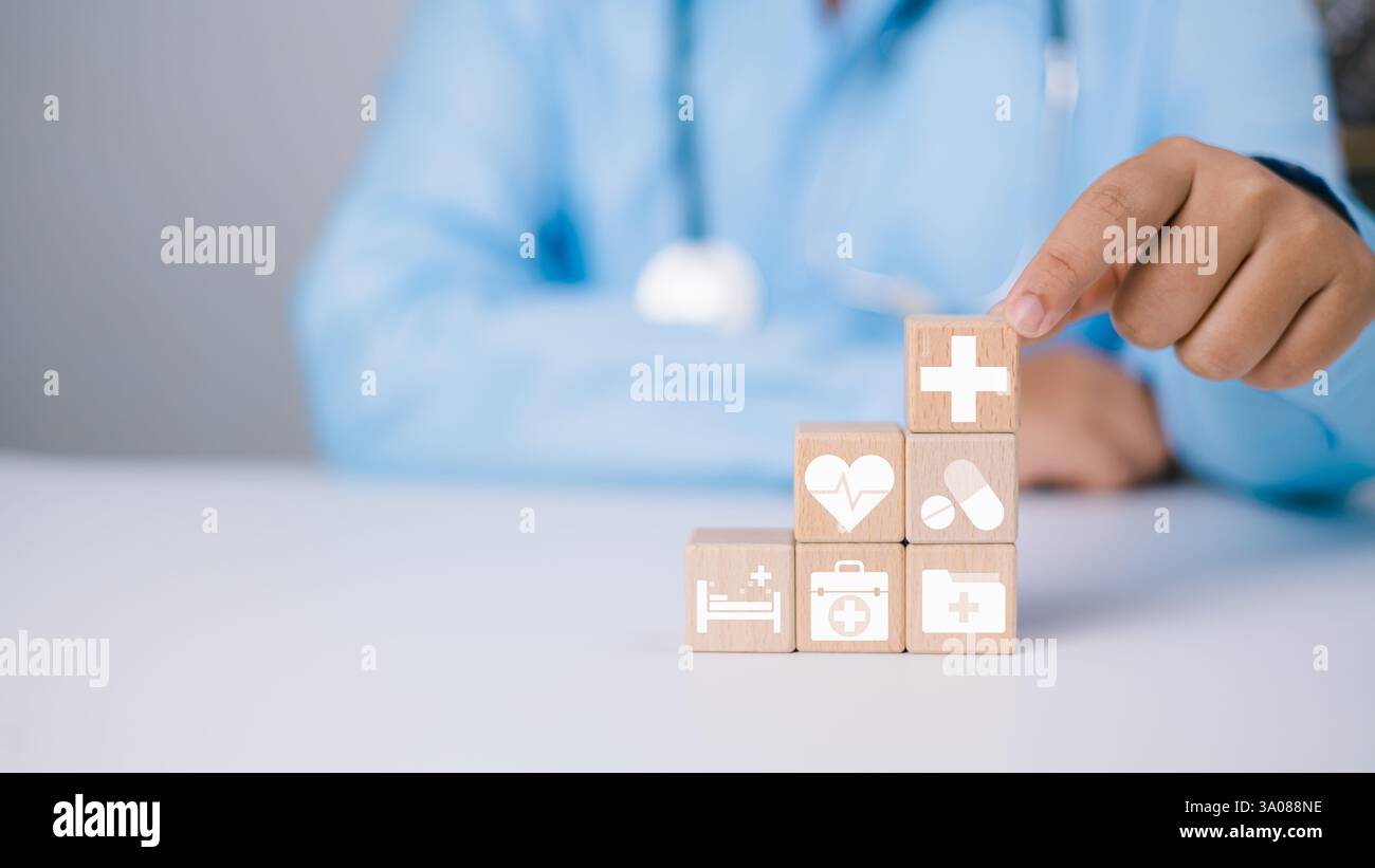 Health insurance concept, Health and access to welfare health concept ...