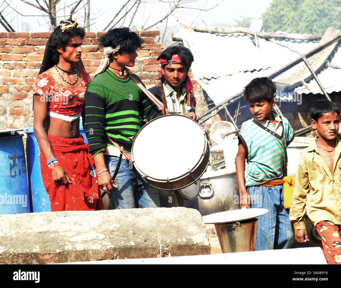 A Hijra Third Gender at the annual Makanpur Mela in Uttar Pradesh ...