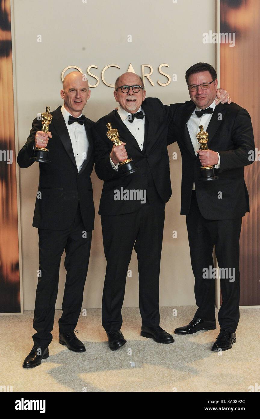 Ca. 02nd Mar, 2025. Gareth John, Richard King, Ron Bartlett in the ...