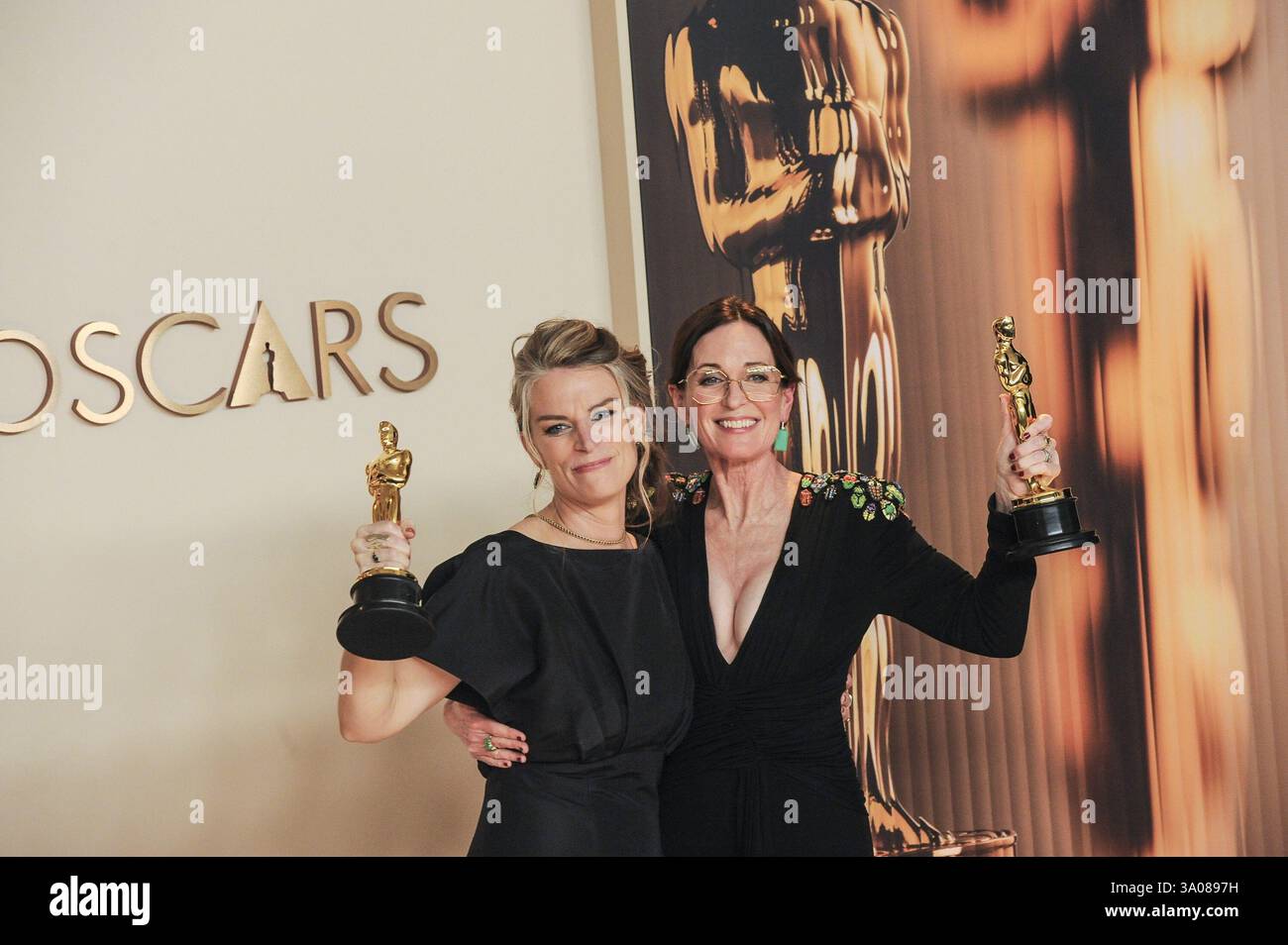 Ca. 02nd Mar, 2025. Molly O'Brien, Lisa Remington in the press room for ...