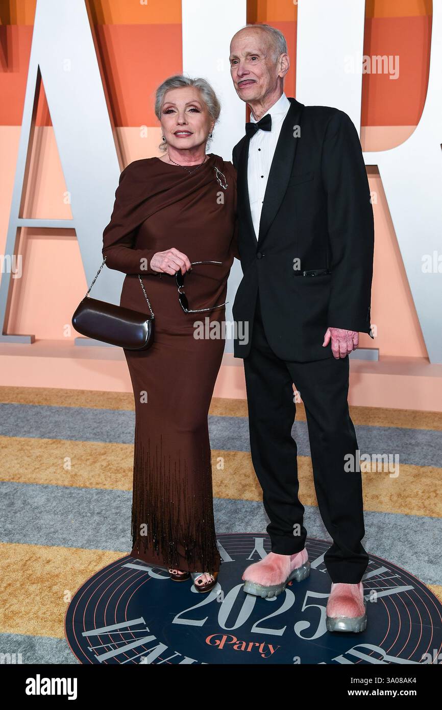 USA. 02nd Mar, 2025. Debbie Harry and John Waters walking on the red ...