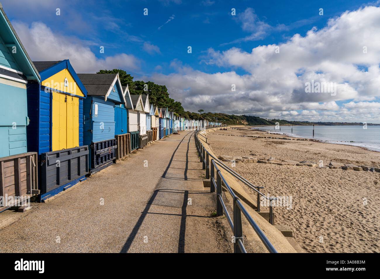 Mudeford, Dorset, England, UK - September 29, 2022: Beach and beach ...