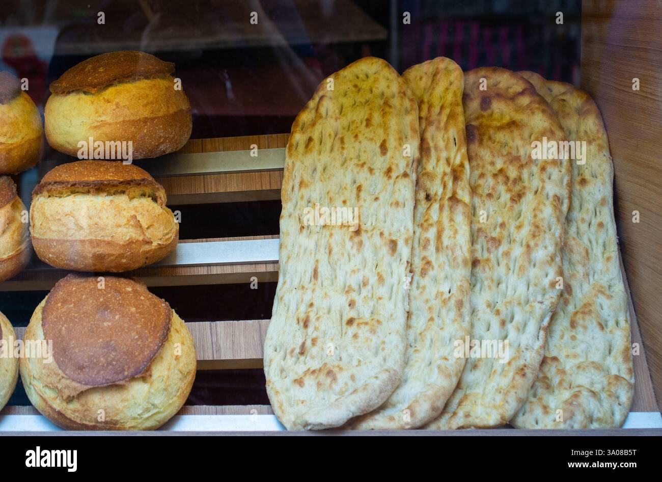 Traditional Turkish style made bread loaf Stock Photo - Alamy
