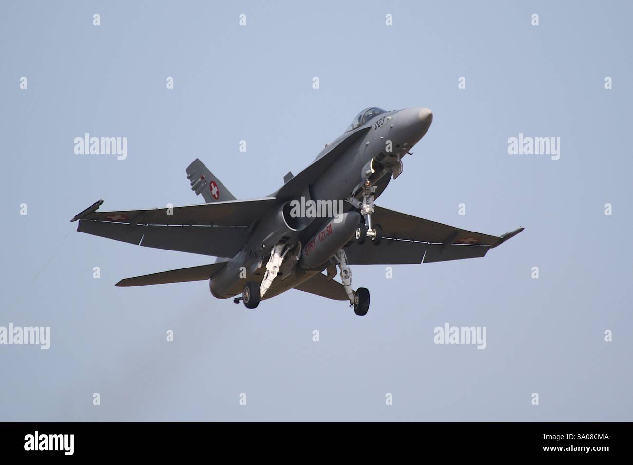 J-5023, a McDonnell Douglas F/A-18C Hornet operated by the Swiss Air ...