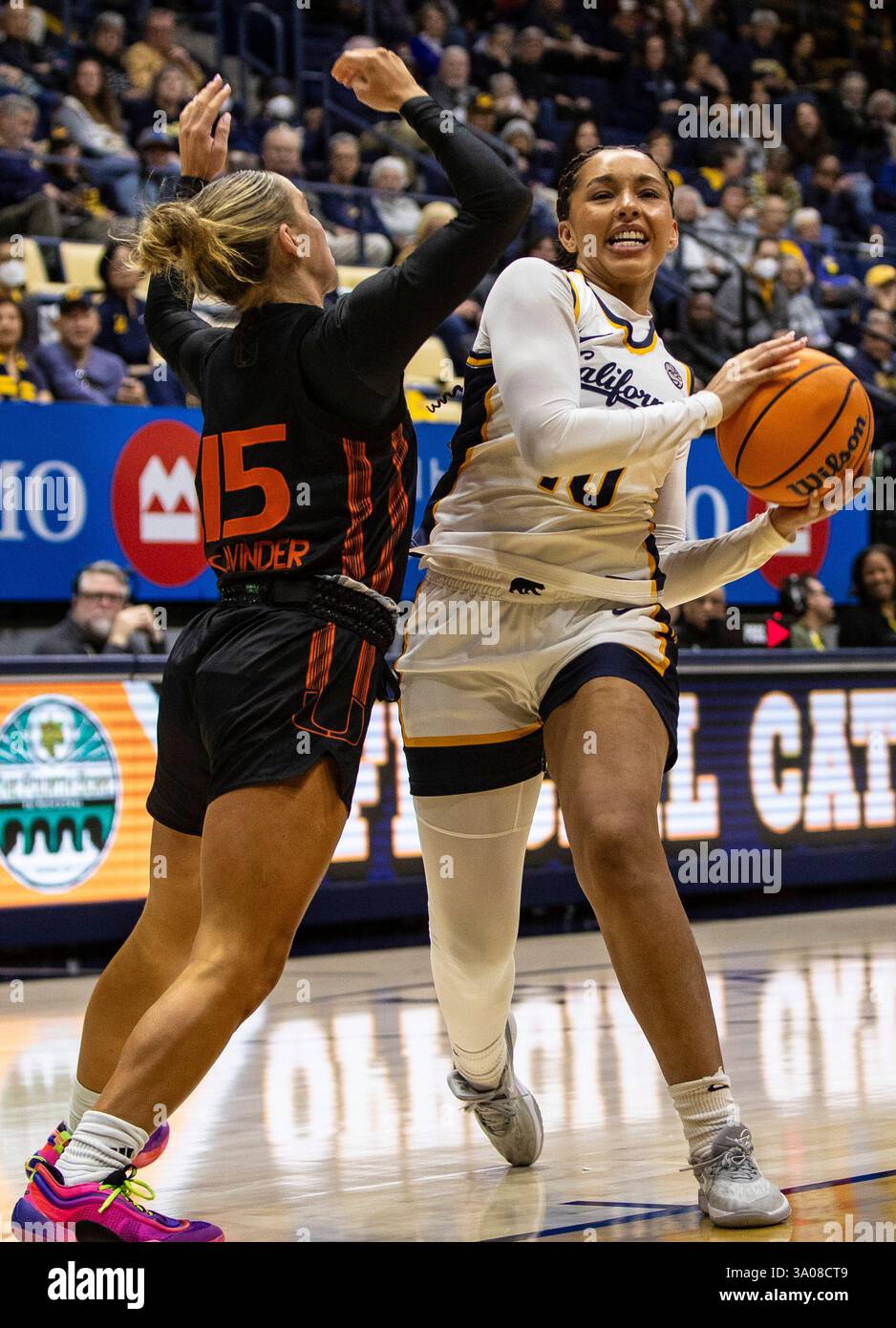 March 02 2025 Berkeley CA, USA California Golden Bears guard Lulu ...