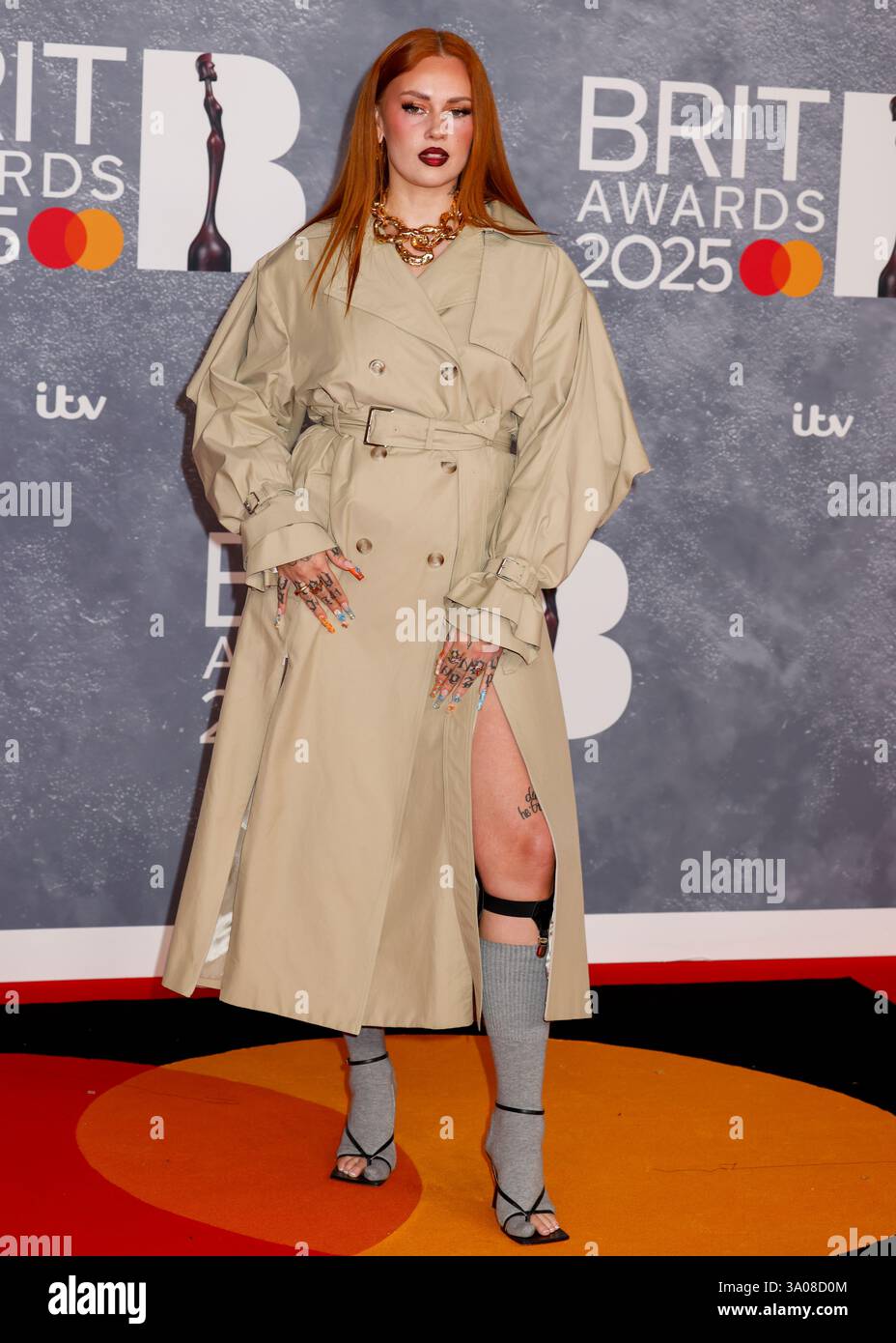Sasha Keable attends The BRIT Awards 2025 at The O2 in Greenwich ...