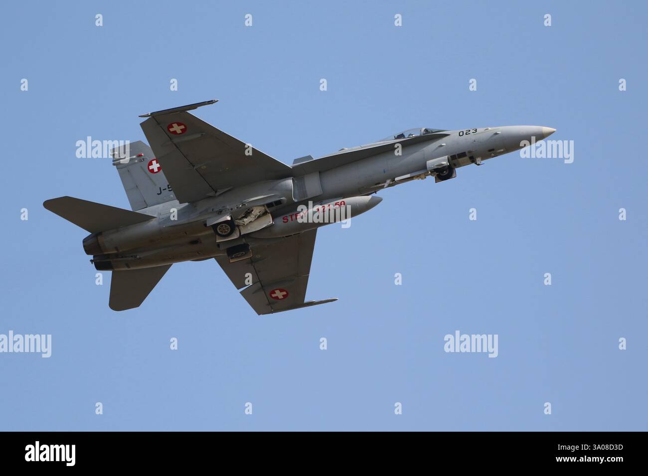 J-5023, a McDonnell Douglas F/A-18C Hornet operated by the Swiss Air ...