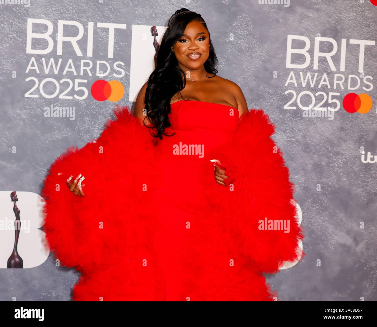 Nella Rose attends The BRIT Awards 2025 at The O2 in Greenwich, London ...