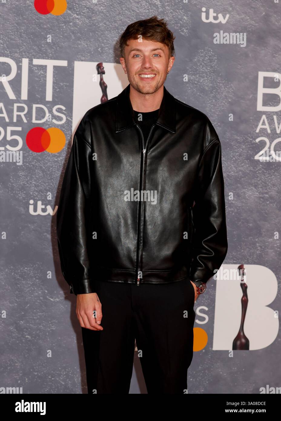 Roman Kemp attends The BRIT Awards 2025 at The O2 in Greenwich, London ...